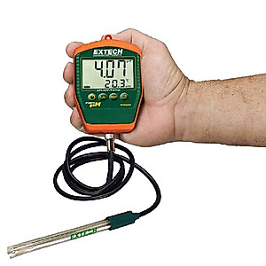 Extech PH220-C Waterproof Palm pH Meter with Cabled Electrode
