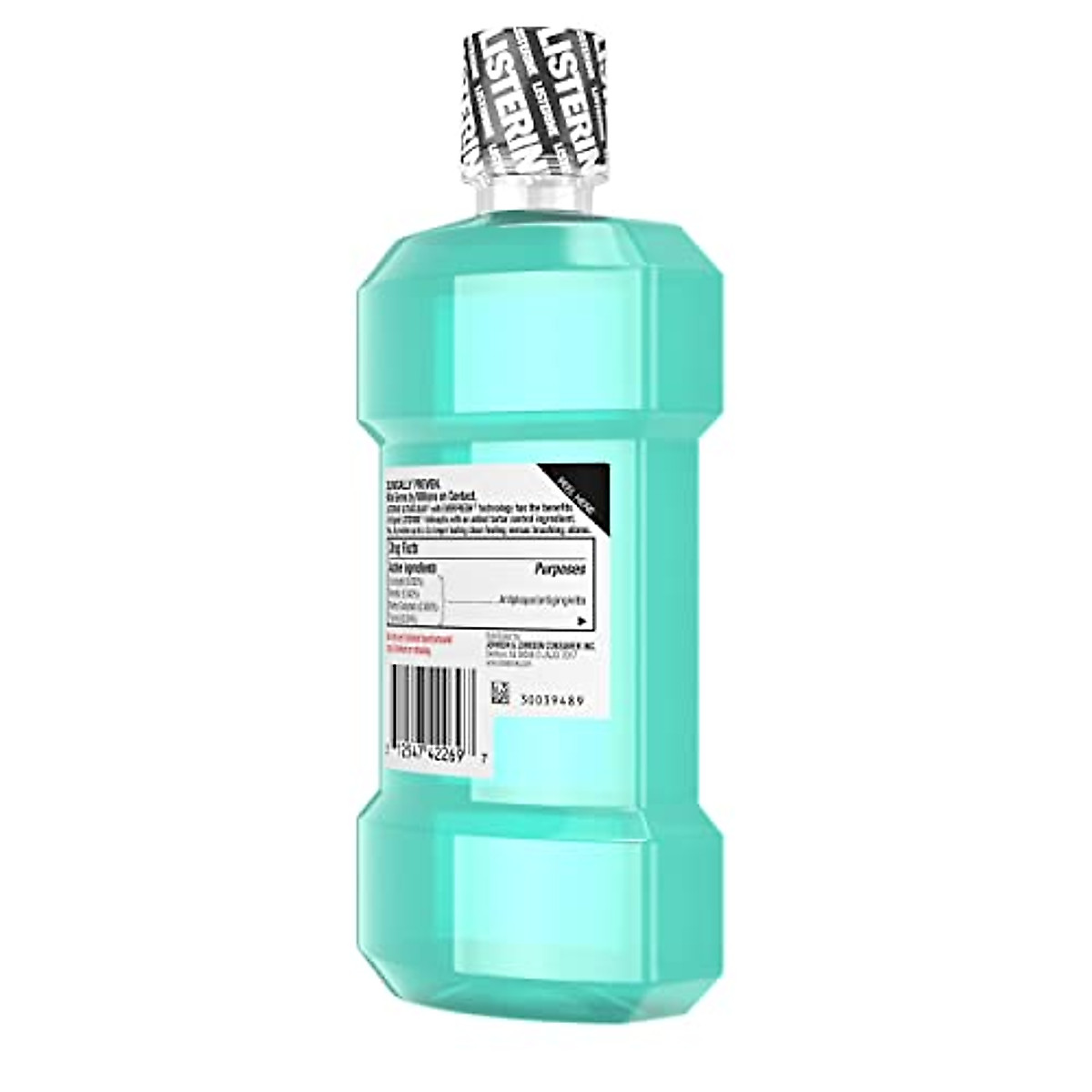 Listerine Ultraclean Oral Care Antiseptic Mouthwash with Everfresh Technology to Help Fight Bad Breath, Gingivitis, Plaque and Tartar, Cool Mint, 8.5 fl. oz (250 mL)