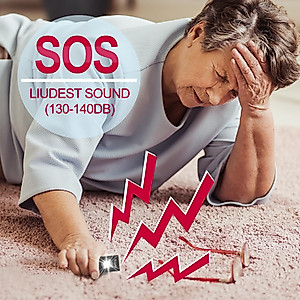 Thopeb–The Original Personal Safety Alarm for Women–Self Defense Siren for Women–Loud Siren Birdie Sound, LED Strobe Light and Safety Alarm Keychain (Charcoal)