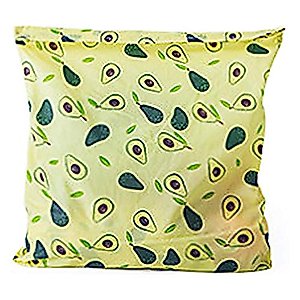 LSJTZ Beeswax Cloths for Groceries, Beeswax Bread Bags Made of Organic Cotton, Reusable Oilcloths Cling Film, Fruit and Vegetable Bags for Zero Waste (3335cm)