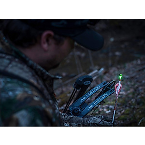 Nockturnal-X Lighted Nock for Arrows with .204 Inside Diameter Including Victory, Easton and G-Uni Brands, Green
