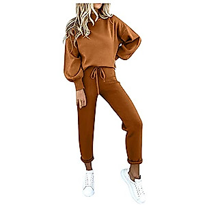 Ribbed Tshirt Cargo Pants Women high Waist Stand Collar Fall Cardigans Halloween Dress for Women Pullovers Shirts Tops tie dye Leopard Pumpkin Printed Hollowed Women Sweater Women's Fashion Hoodies
