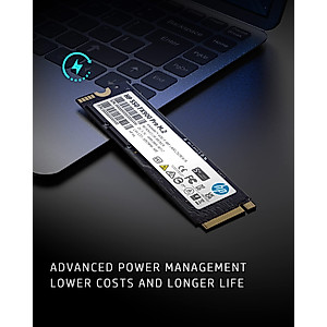 HP FX900 Pro 1TB NVMe SSD 2280 M.2 Gen4 x4, 8 Gb/s Internal Solid State Drive Up to 7400 MB/s Compatible with Laptop & Desktop PC - 4A3U0AA#ABB