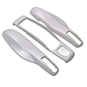 Pearl/Metallic Painted Smart Key Middle + Side Cap Casing Shell Cover Case Decal for Porsche Boxster Turbo Cayenne Panamera Macan Cayman 911 918 996 997 991
