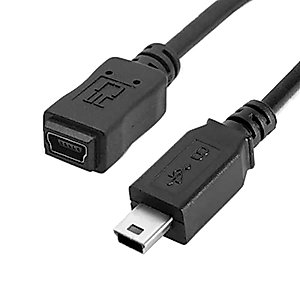 chenyang CY USB 2.0 Mini USB 5Pin Male to Female Extension Adapter Cable 5ft Mini USB Extension Cable