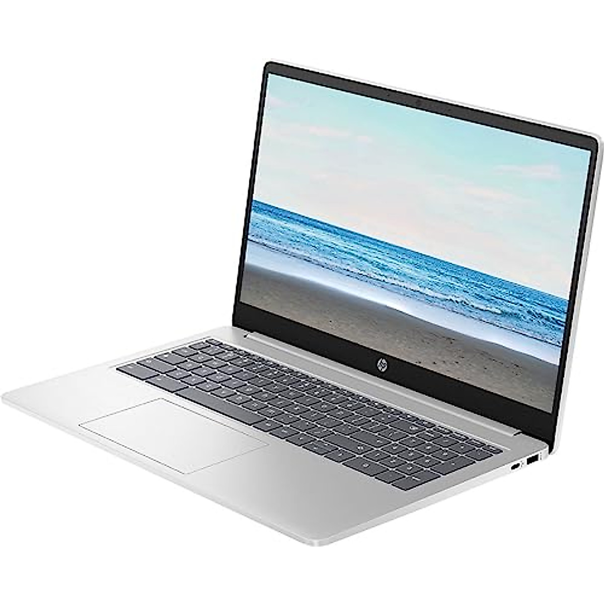 HP 2023 Newest Chromebook 15.6" HD Laptop, Intel Quad-Core N200(> N6000), 8GB LPDDR5 RAM, 128GB Storage(64GB eMMC+64GB Micro SD), Full Size Keyboard, Webcam, WiFi 6, Fast Charge, Chrome OS