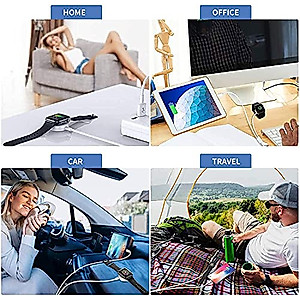 for Apple Watch chager iWatch-Charger Cable - with USB Wall Charger Travel Plug Adapter