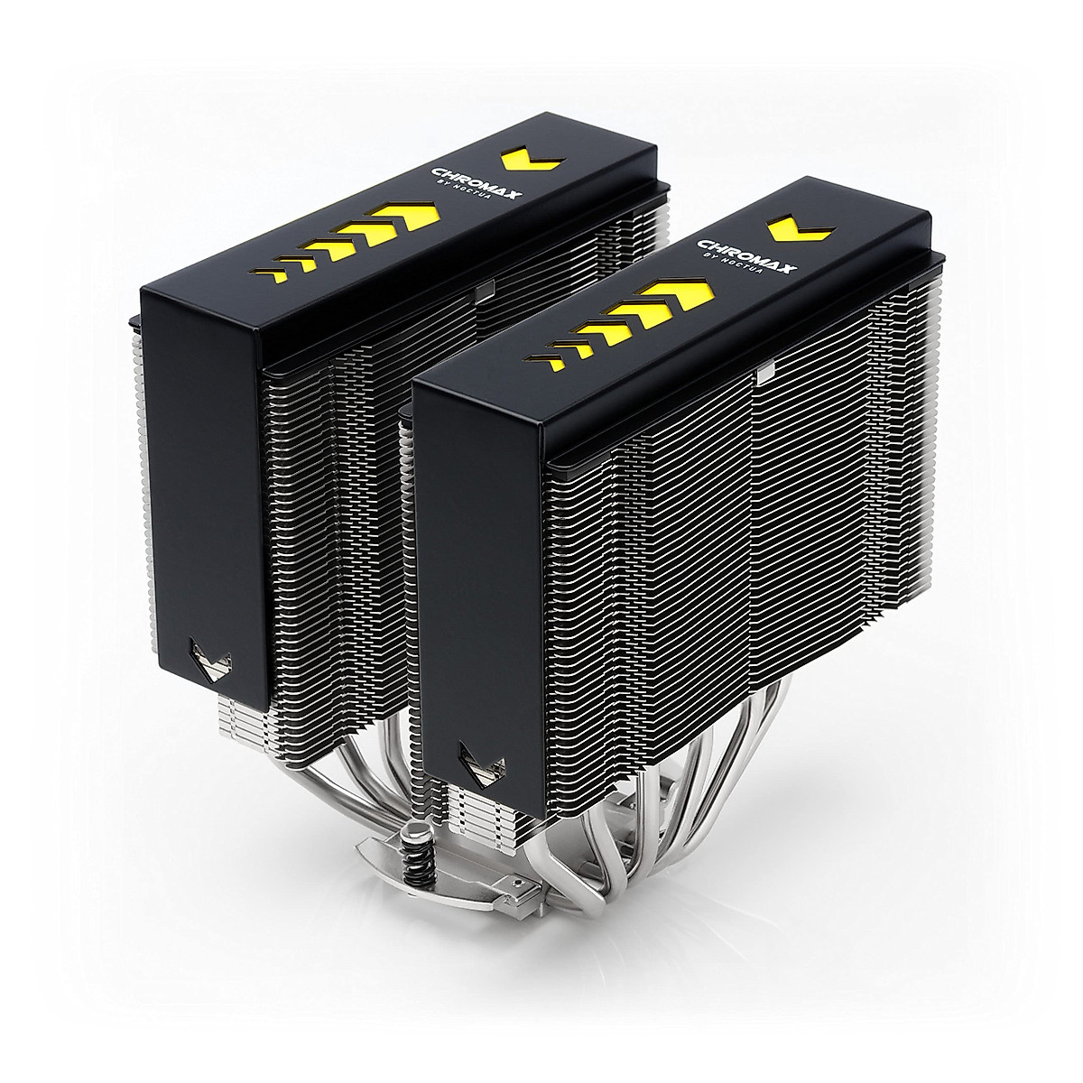 Noctua NH-D15S chromax.Black CPU Cooler with NA-HC3 chromax.Black.swap heatsink Covers