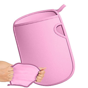 Bath Sponge, PVA Super Soft Exfoliator Sponge Gloves, Bath and Body Exfoliator Mitts, Dual-Sided, Multi-Purpose Glove Exfoliates Skin, Scrubbing Glove for Shower Spa Massage and Dead Skin Cell Remover