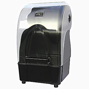 OmniBlend Omni-Q Commercial Blender with Full Sound Enclosure Shield, Quiet Heavy Duty 3-Speed, Self-Cleaning, Includes Multifunctional 2-in-1 Wet Dry Blades, 1.5 Liter Jar (Black)