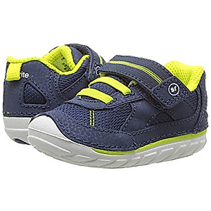 Stride Rite Soft Motion Jamie Running Shoe, Navy, 3 M US Infant