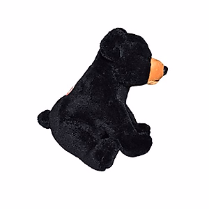 Wild Republic Wild Calls Black Bear, Authentic Animal Sound, Stuffed Animal, Eight Inches, Gift for Kids, Plush Toy, Fill is Spun Recycled Water Bottles, 6" (23312)