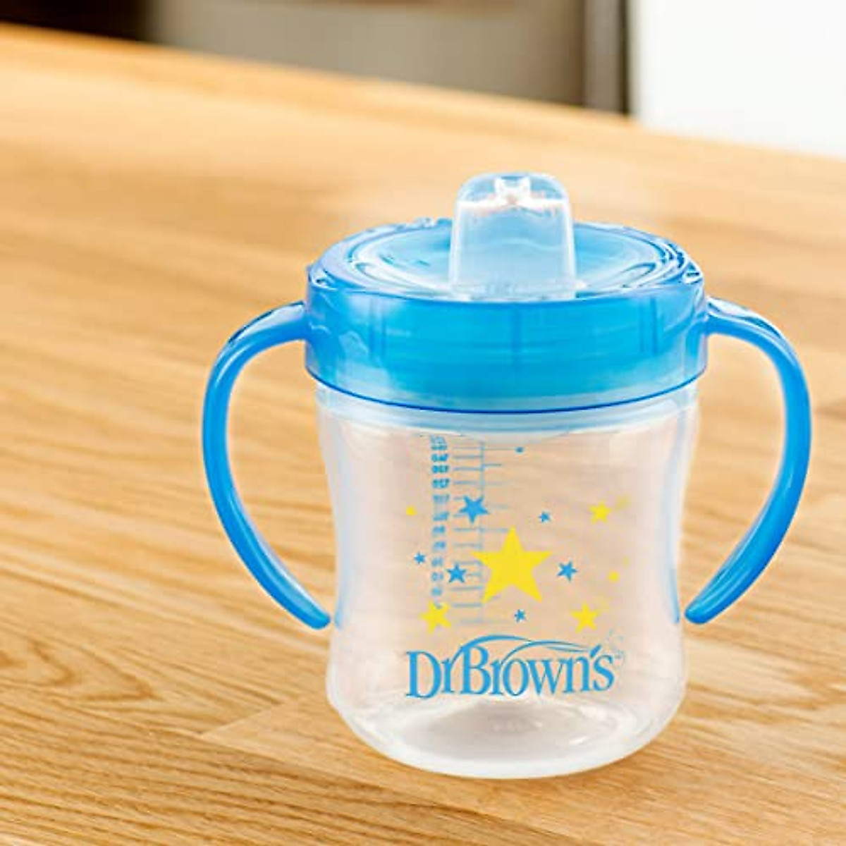 Dr. Brown's Polypropylene (PP) Transition Sippy Cup with Soft Spout - Blue - 6oz - 6m+
