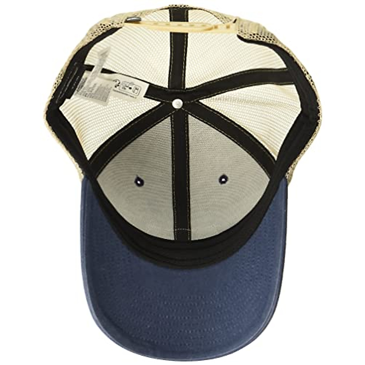 Quiksilver Men's Down The Hatch Snapback Trucker Hat, Midnight Navy, One Size
