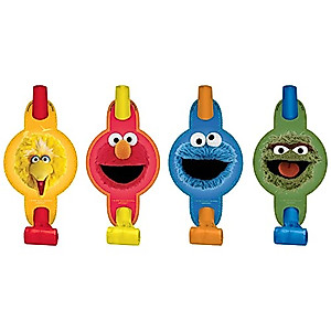 Amscan Sesame Street Birthday Party Supplies Bundle includes Party Blowout - 16 Count