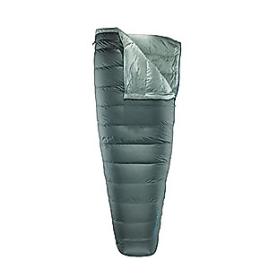 Therm-a-Rest Ohm 20F/-6C Ultralight Down Camping Sleeping Bag, Long, Balsam