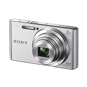 Sony DSCW830 20.1 MP Digital Camera with 2.7-Inch LCD (Silver)