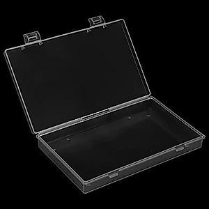 KEILEOHO 4 x 6 Inch Photo Case,18 Inner Clear Photo Storage Boxes, Photo Organizer Cases for Pictures, Stickers Stamps Storage, Scrapbooking