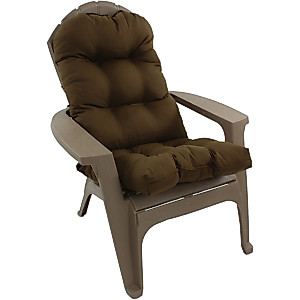 College Covers Indoor/Outdoor Adirondack Patio Seat Cushion, 1 Count (Pack of 1), Brown