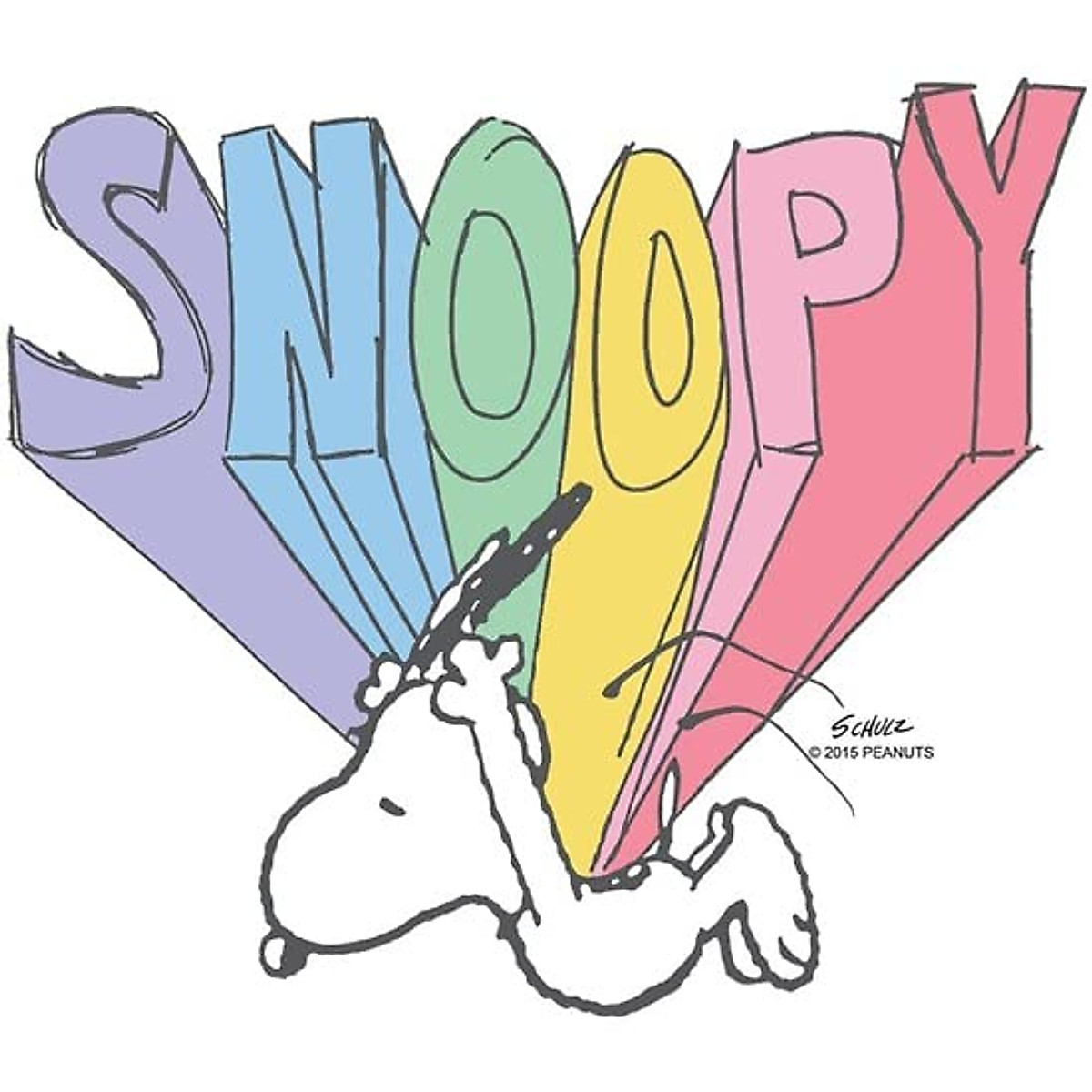 CafePress Snoopy Rainbow Mugs Ceramic Coffee Mug, Tea Cup 11 oz