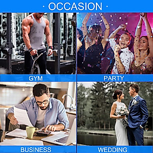 COOFANDY Men's Compression Shirt Body Shaper Tank Top Slimming Sleeveless Shirts White