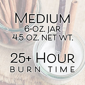 SweetHollow One Day at a Time Candle Gift, Inspirational Mantra, Spirituality, Recovery, Sobriety, Highly Scented & Long Lasting Coconut Wax, Vanilla & Cinnamon Fragrance, Large