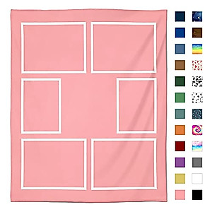 Easycosy Gifts for Mom Custom Blanket with Photo Personalized Picture Collage Throw Blanket Customized Mothers Day Birthday Gifts from Daughter 30"x40"