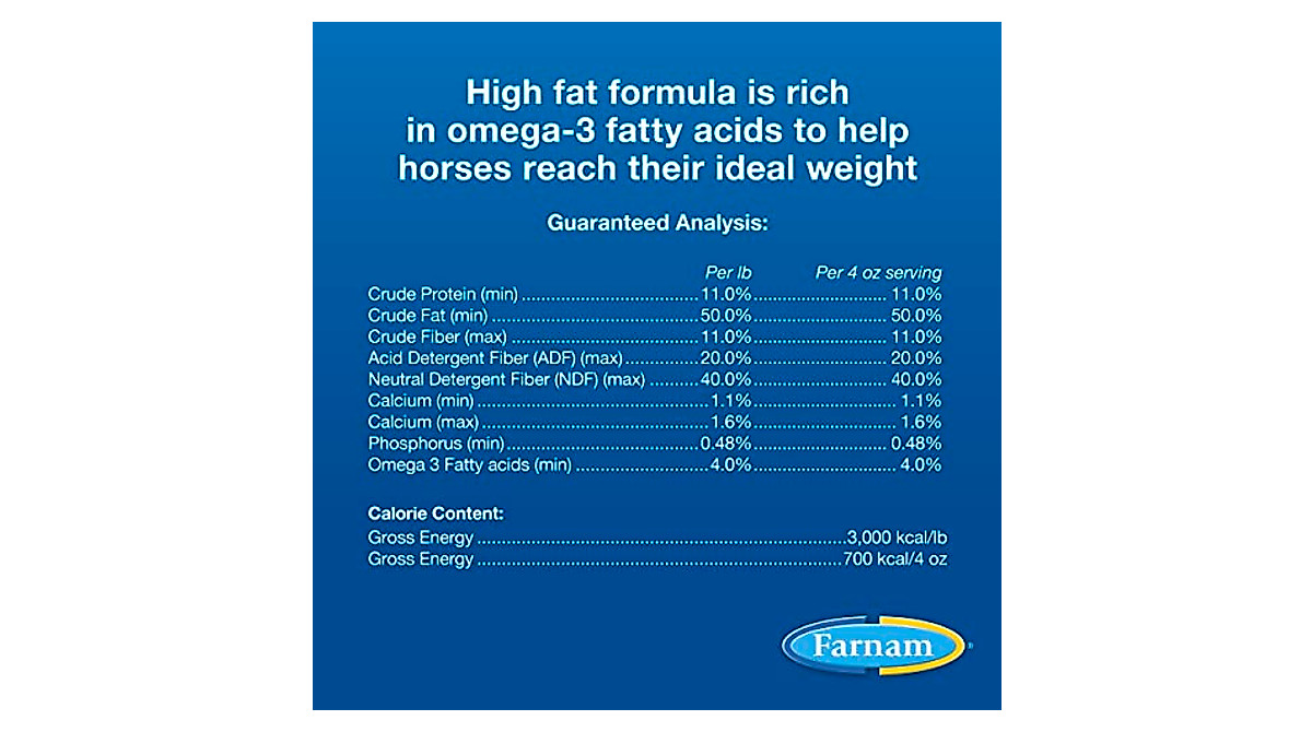 Farnam Weight Builder: Optimal Horse Weight Supplement 7.5 lb