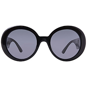 Versace Woman Sunglasses Black Frame, Dark Grey Lenses, 55MM