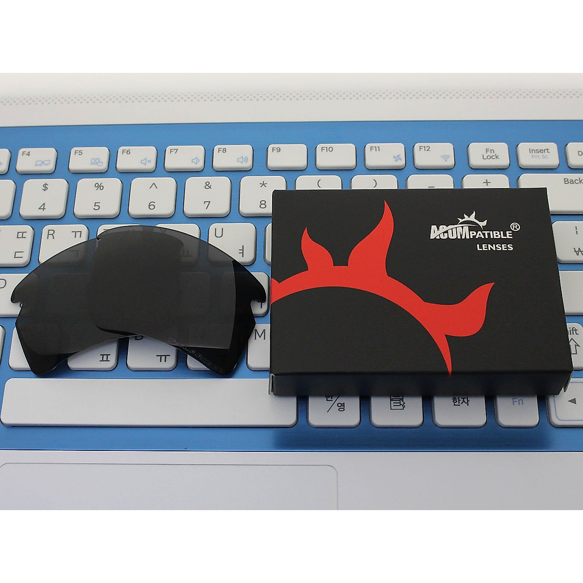 ACOMPATIBLE 4 Pair Replacement Polarized Lenses for Oakley Flak 2.0 XL Sunglasses OO9188 Pack P7…