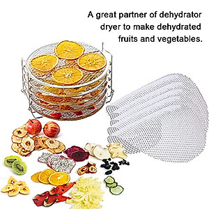 LadayPoa 10Pcs 12 inch Reusable Round Silicone Steamer Liners Non-stick Silicone Steamer Mesh Mat Pad Dim Sum Mesh for Home Kitchen or Restaurant