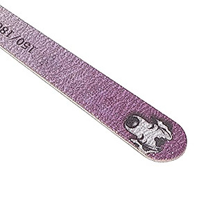20pcs 150/180 Grit Nail Files, Professional Double Sided Emery Boards Nail Buffering File Manicure Tool for Home Salon (Purple)
