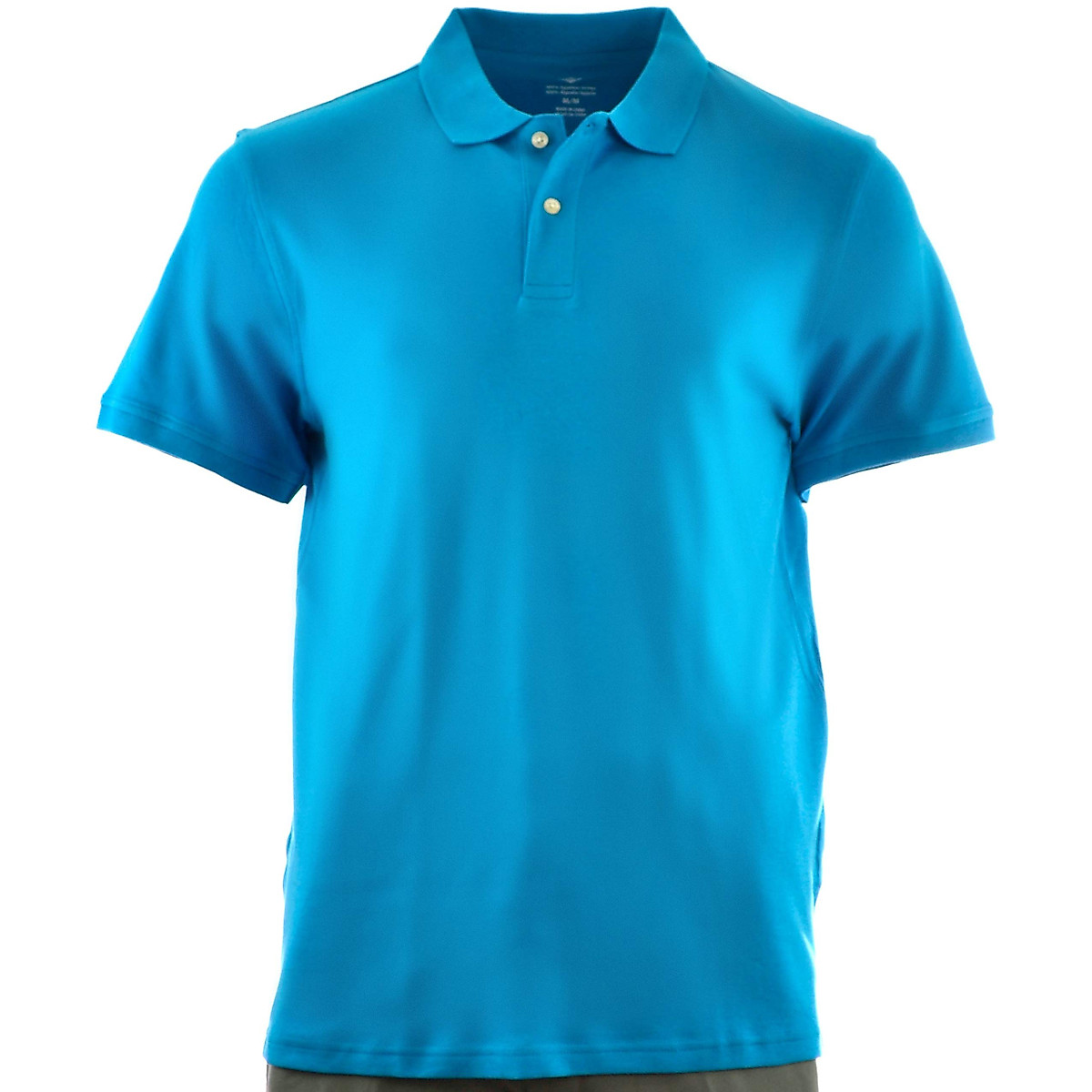 Member's Mark Mens Size X-Large Short Sleeve Polo Shirt, Blue