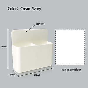 1 Pack Magnetic Dry Erase Marker Holder, Whiteboard Marker Holder, Magnetic Marker Holder, Magnetic Pen Holder for Whiteboards, Fridge, Lockers, White