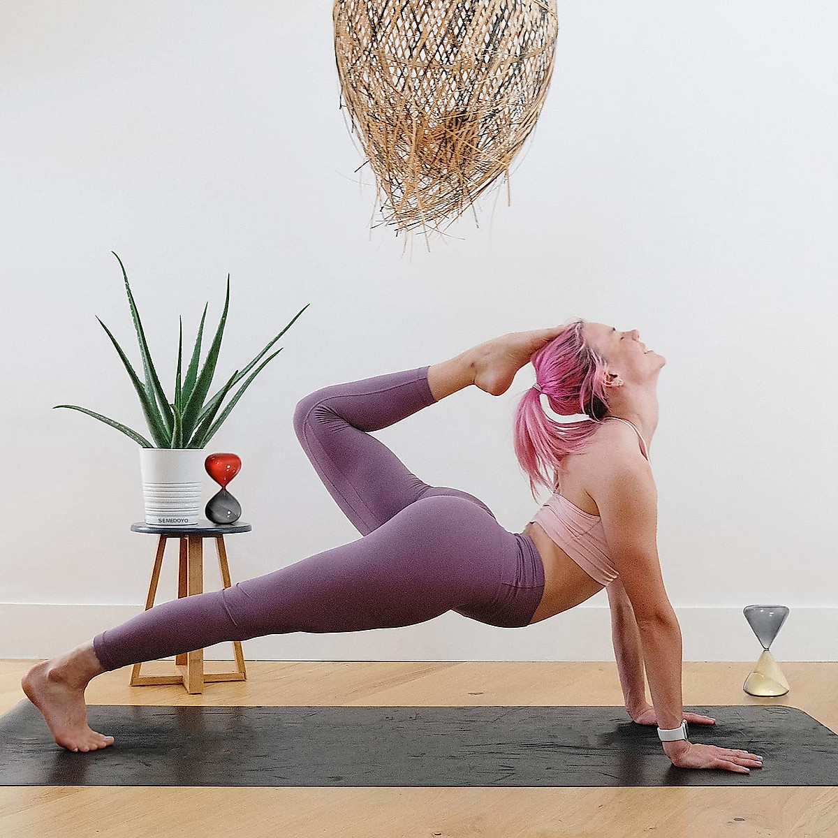 Hourglass Sand Timer Hour Glass with Sand 60 Minute Sand Timers & Hour Glasses 30 Minutes Hourglass Timer Decor Clock Sand Clock Set of 2,Hour Glasses Decorative Sand Watch for Yoga,Kitchen Timer