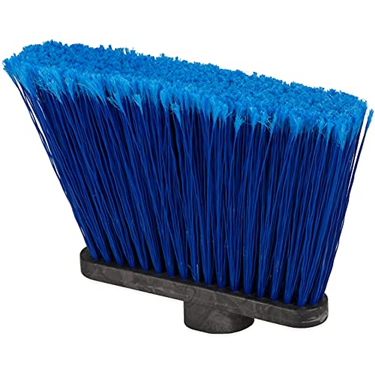 SPARTA FoodService Products 3688314 Commercial Flagged Synthetic Warehouse Broom with Metal Threaded Handle, 56" Overall Length, Blue