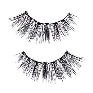 MoxieLash Magnetic Eyelashes with Eyeliner Kit - Essentials Kit Vol 2 - Natural Looking False Eyelashes - Sassy & Baby Lash + Magnetic Eyeliner + Eyeliner Remover Swabs - USA Owned - No Glue