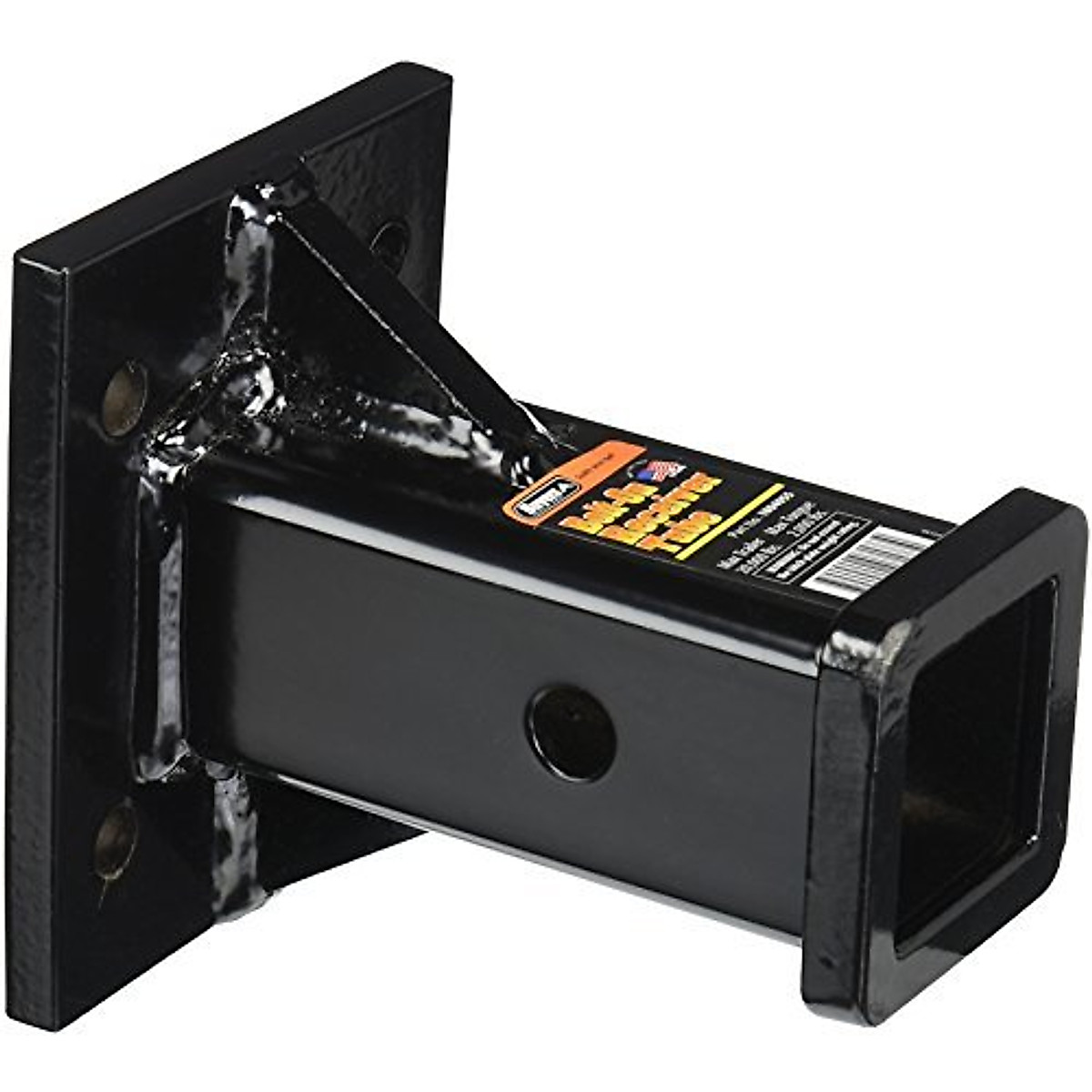 Buyers Products 1804055 2" Bolt-On Receiver Tube, 20,000 Lbs MGTW, 2,000 MVL, Corrosion Resistant Black Powder Coat Finish, Receiver Hitch Accessories