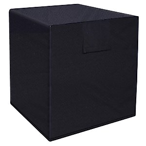 SUPDEJA Air Conditioner Covers for Outside Units, AC Unit Covers for Outdoor - Heavy Duty Waterproof Dustproof Design Square Outdoor Air Conditioner Cover Fits up to 24"X24"X30" Inches Black