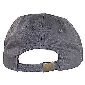 Tropic Hats Adult Embroidered MAGA Trump 6 Panel Ballcap W/Strapback Closure - Dark Gray