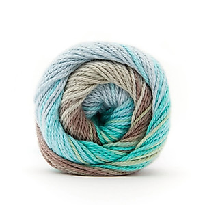 Premier Yarns Hipster Cotton Yarn, Ideal Yarn for Crocheting and Knitting, 100% Cotton and Lightweight Yarn, Machine Wash, Rainbow Rollerskates, 3.5 oz, 229 yards