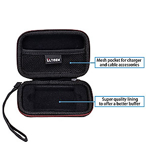 LTGEM EVA Hard Travel Carrying Case for Samsung T5/T3/T1 Portable 250GB 500GB 1TB 2TB SSD USB 3.1 External Hard Drives