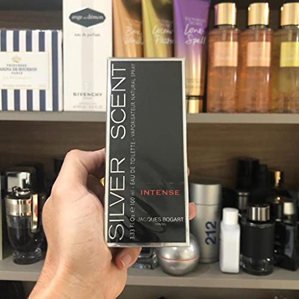 Jacques Bogart Silver Scent Intense Men Eau De Toilette Spray, 3.33 Ounce