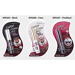 i-ENVY by KISS Super Strong Eyelash Adhesive Clear KPEG06 Brush On Latex Free