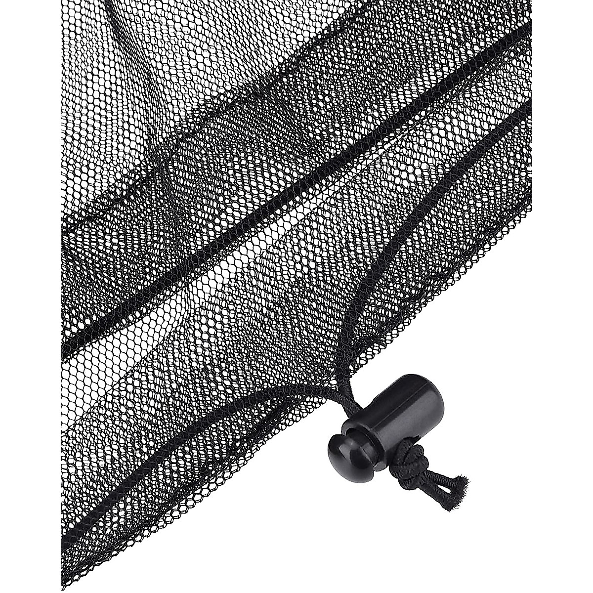 2 Pack Head Net Face Mesh Head Cover for Outdoor Lovers Protect from Fly Screen Mosquito Gnat and Other Flies (Regular Size, Black)