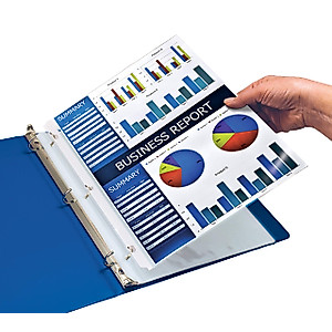 GOLD SEAL 100 Clear Heavyweight Poly Sheet Protectors, 8.5" x 11"