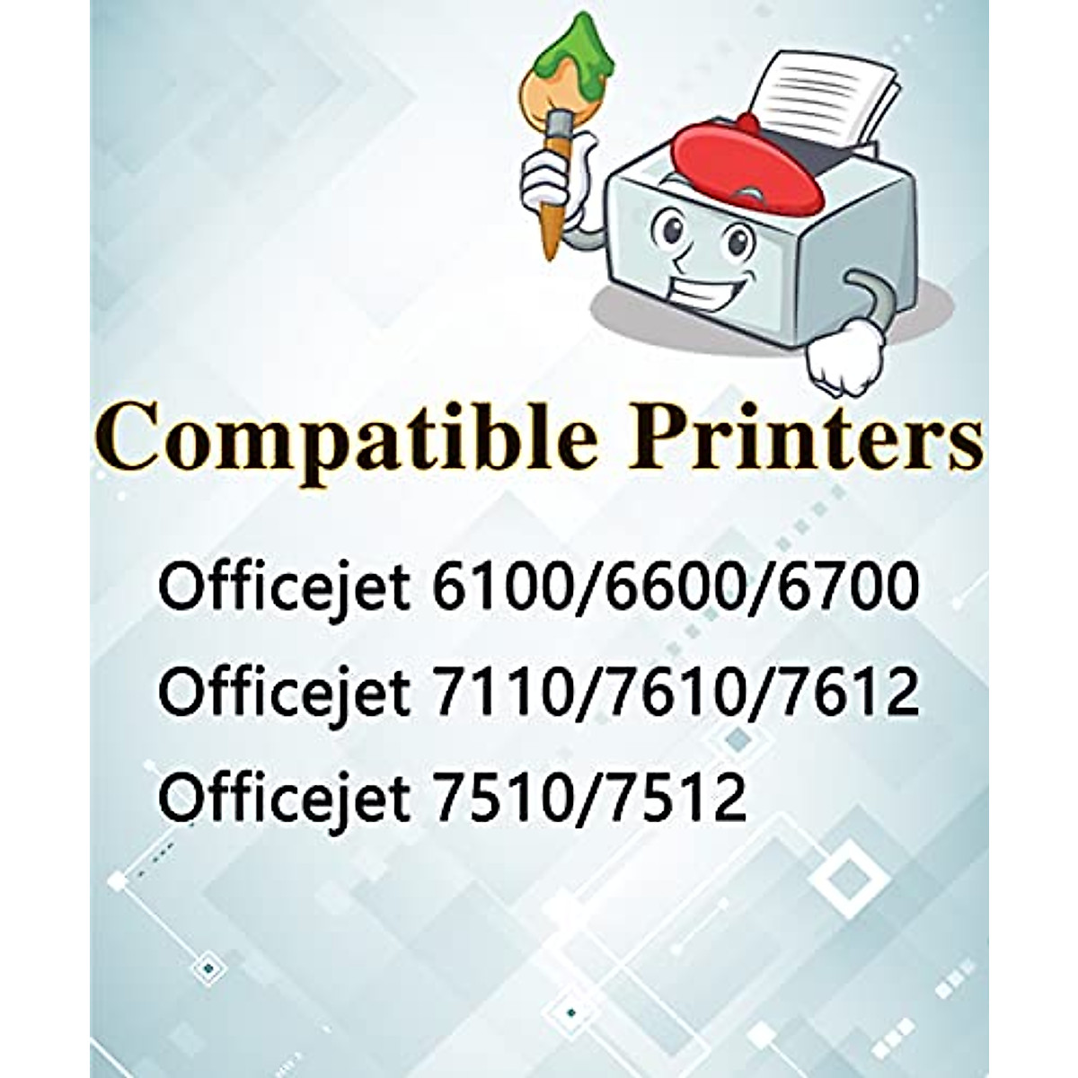 MM MUCH & MORE Compatible Ink Cartridge Replacement for HP 933XL 933 932 932XL Used for Officejet 6100 6600 6700 7110 7510 7610 7612 Printers (Cyan + Magenta + Yellow) 3-Pack