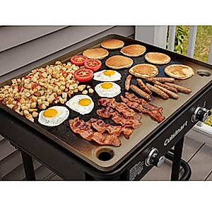 Cuisinart Flat Top Professional Quality Propane CGG-0028 28" Two Burner Gas Griddle