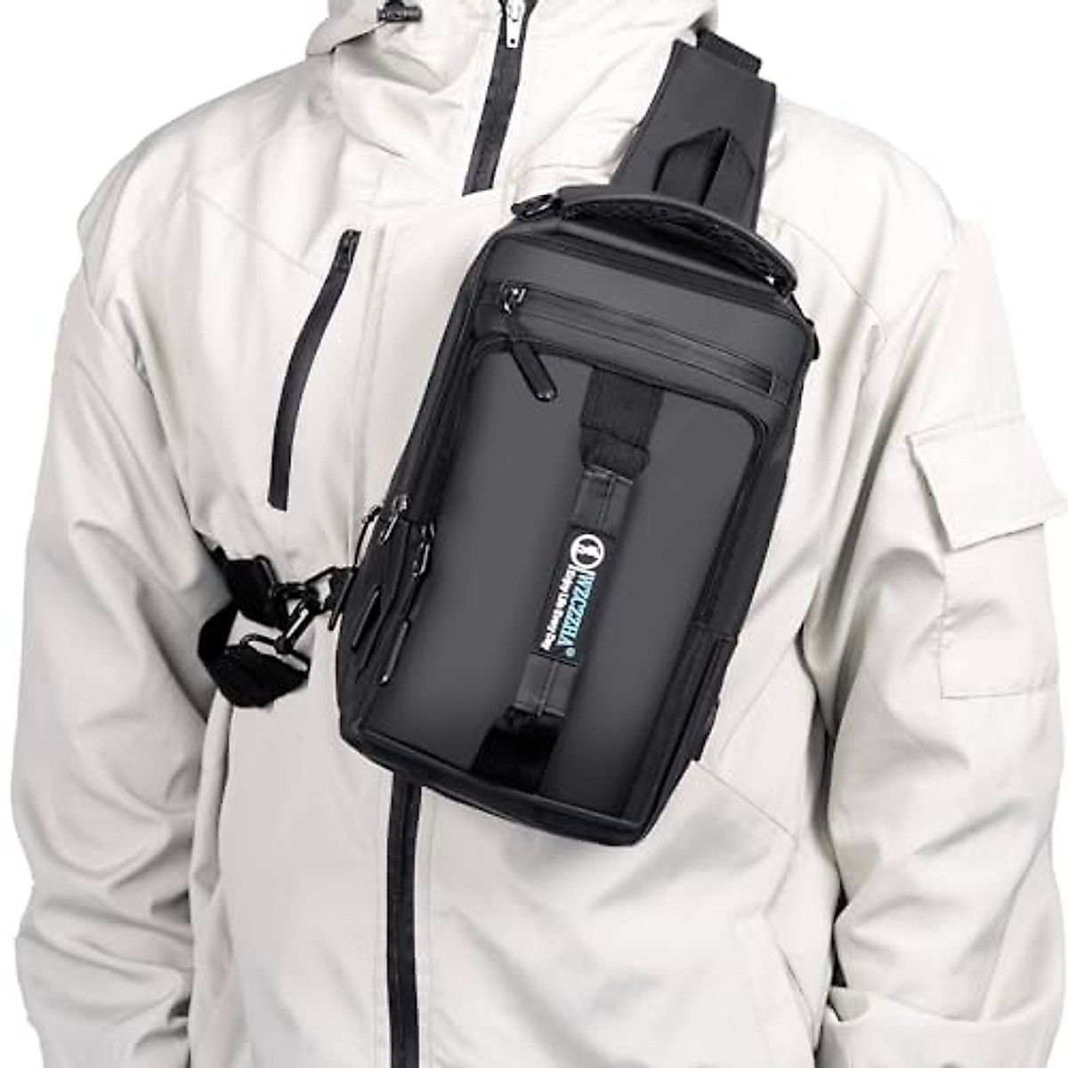 WZCZZHA Sling Bag for Men Crossbody