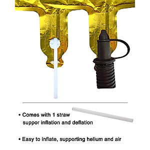 AULE 40 Inch Large 29 Balloon Numbers Gold, Big Foil Number Balloons, Giant Helium Happy 29th Birthday Party Decorations for Man and Women, Huge Mylar 92 Anniversary Party Supplies